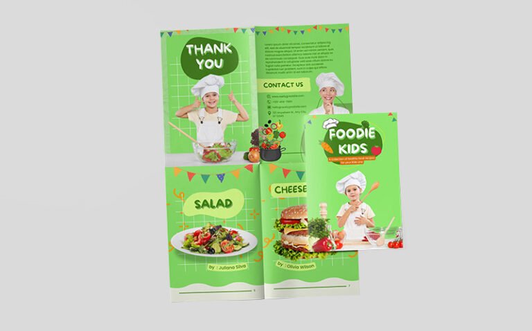 8pp Cross Fold Menu Printing - Saver Warehouse